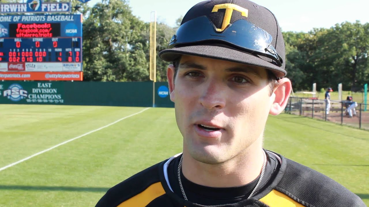 TLU's Jeff Spillane after 4-1 First Round Win over LC in ASC Baseball ...