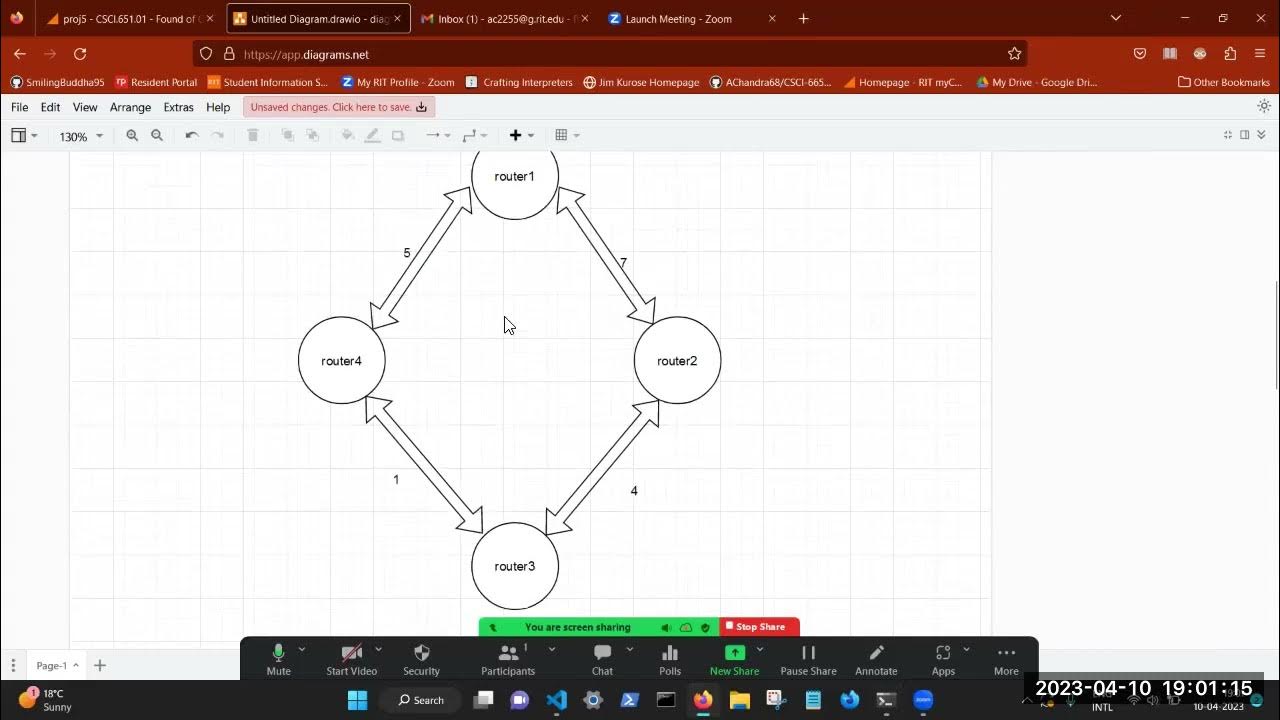 Distance Vector Routing Project using Python - YouTube