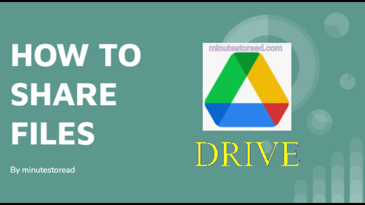 How To Share Files Through Drive YouTube How To Share Files Through Drive YouTube