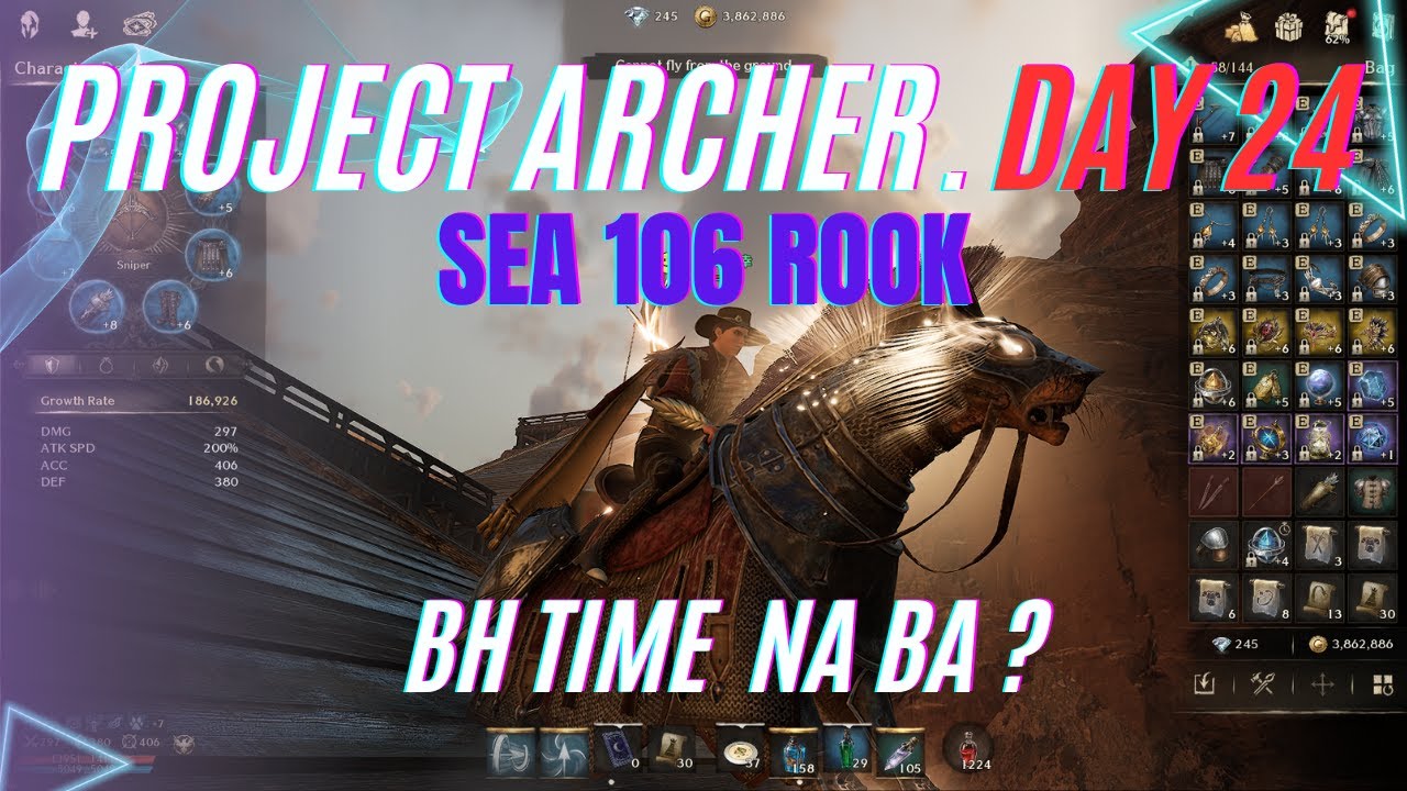 🔴[ LIVE ]SEA 106 | PROJECT ARCHER DAY 25 ! 100 seeds = x22 summon 300kgold | BH kaya mga boss ...