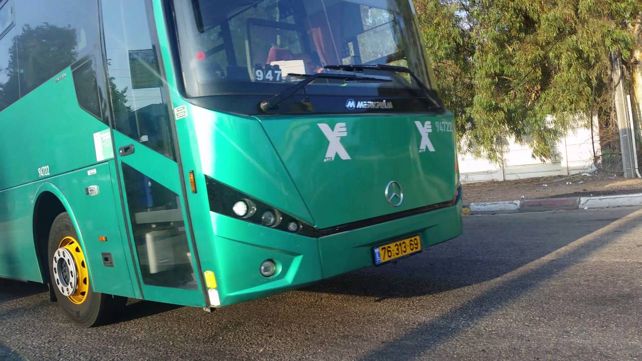 New Mercedes Benz Oc500 of Egged Bus Cooperative on Route 947 at ...