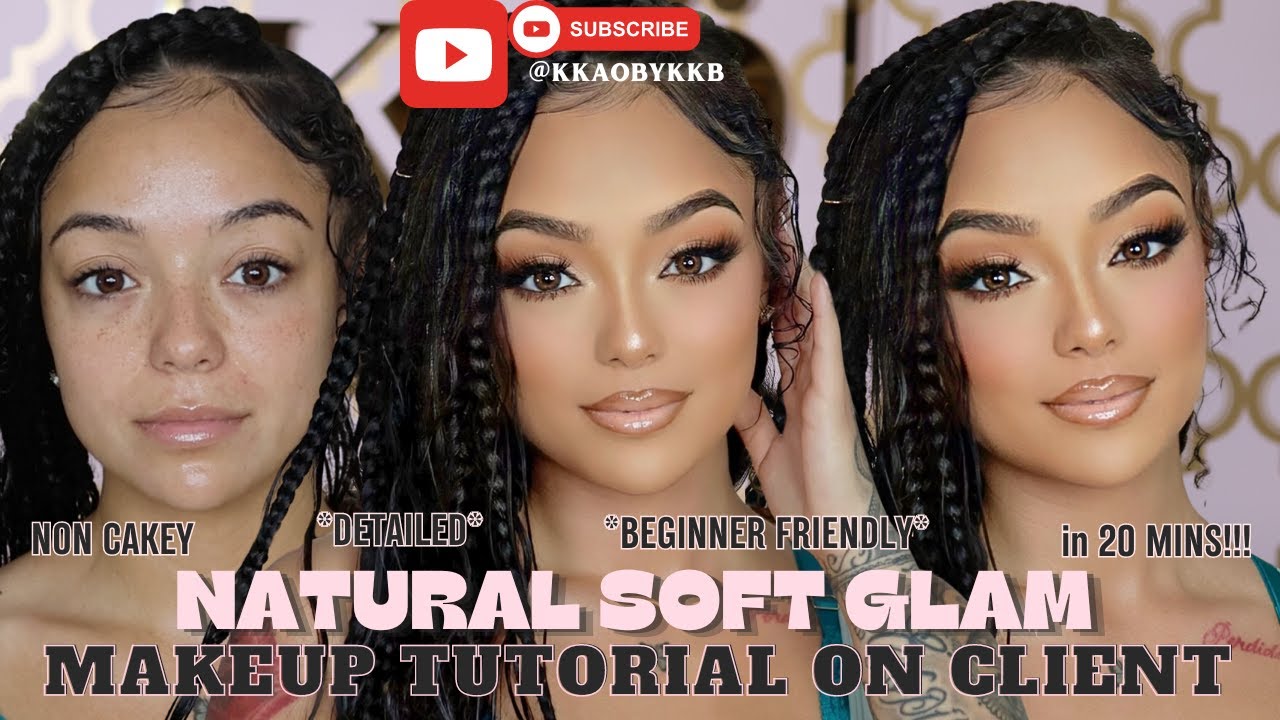 Soft Glam Client Makeup Tutorial - YouTube