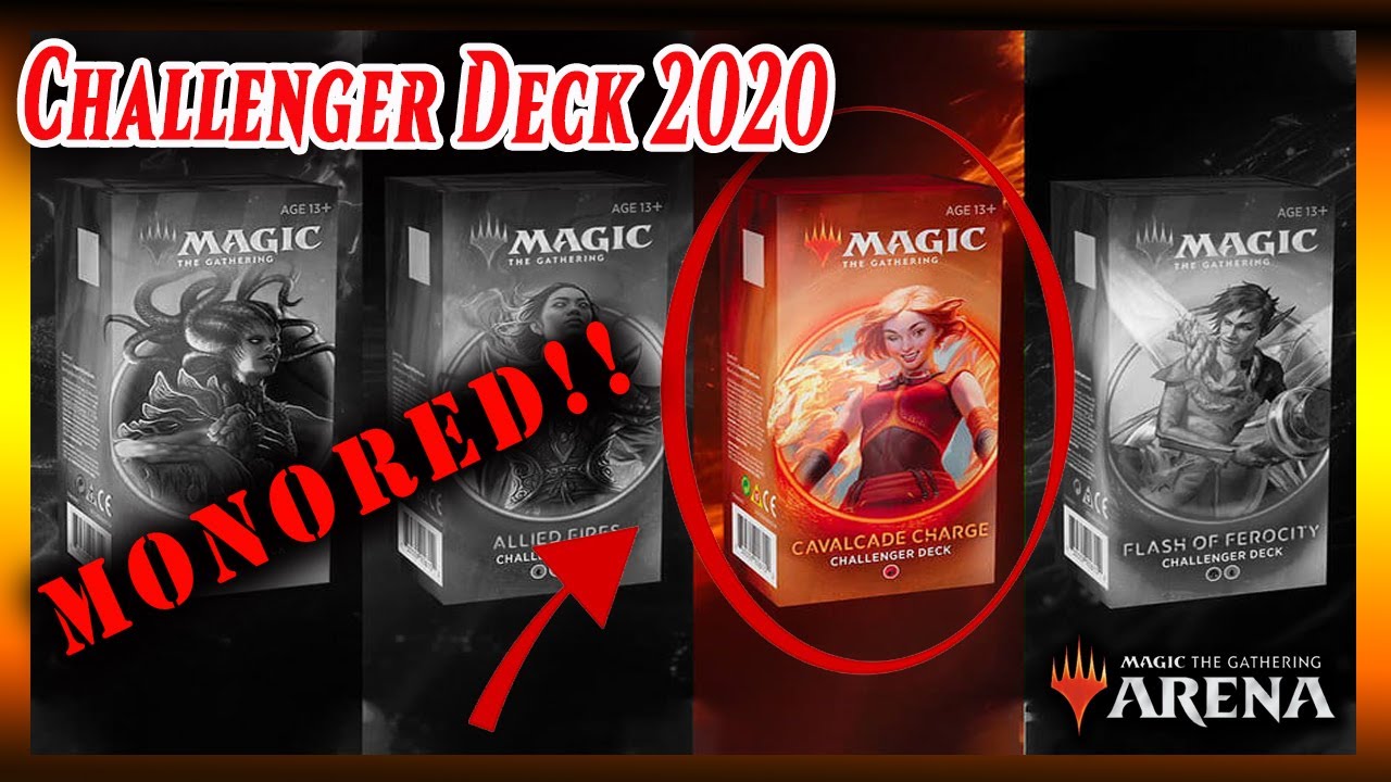 CHALLENGER DECKS 2020 | Mono Red CAVALCADE CHARGE Estandar 🔥🔥🔥 - YouTube