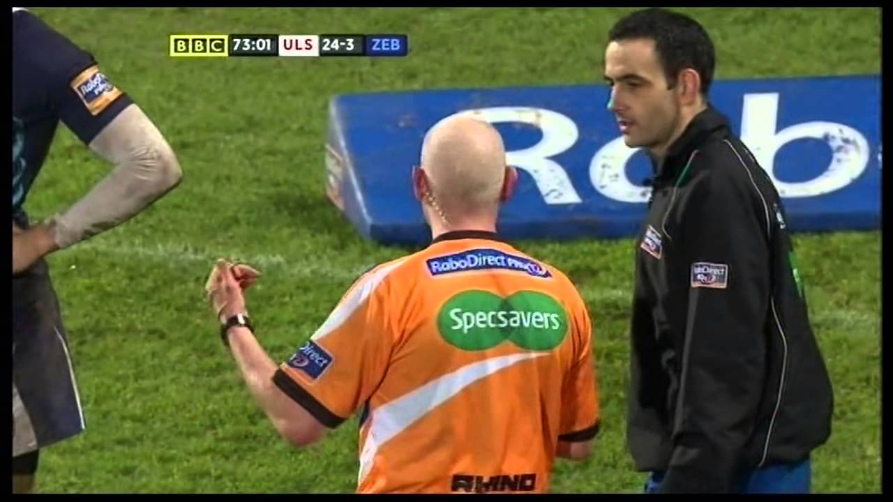 Ulster v Zebre 15/02/2013 Ricky Andrew Try - YouTube