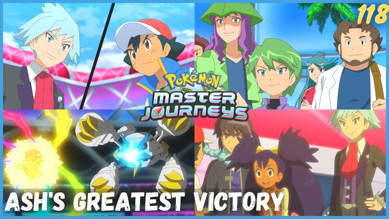 ASH VS STEVEN STONE! Hoenn Rivals RETURN | Pokémon Journeys Episode 118 ...