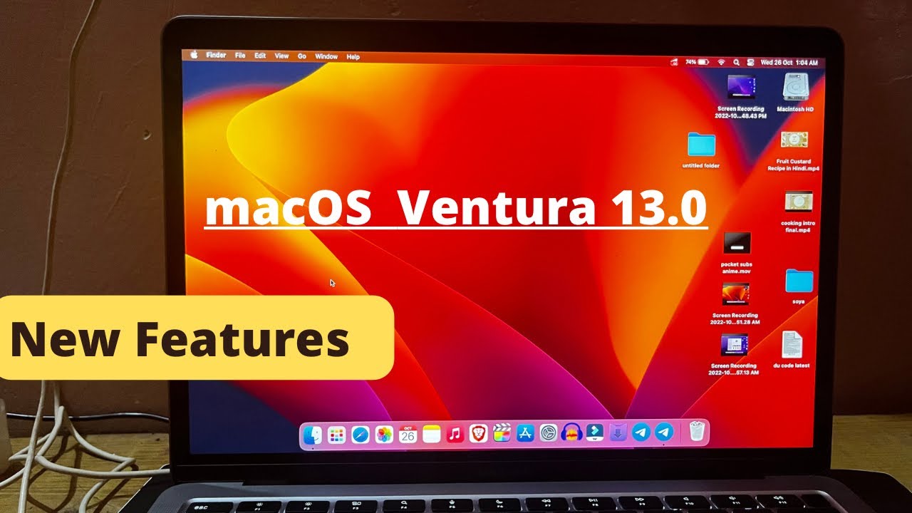 macOS Ventura 13.0 update || Ventura 13.0 New features - YouTube