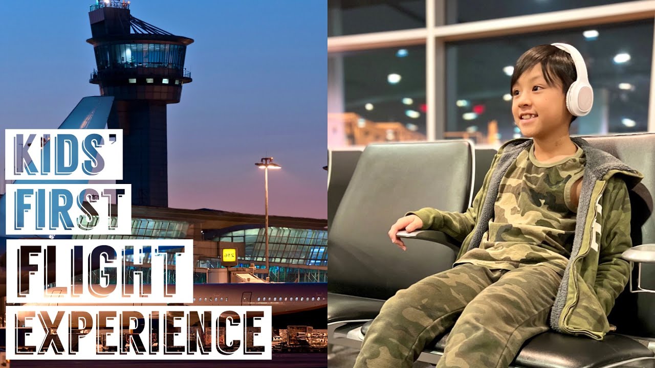 Kids' First Flight Experience -- and They Absolutely Loved It! - YouTube