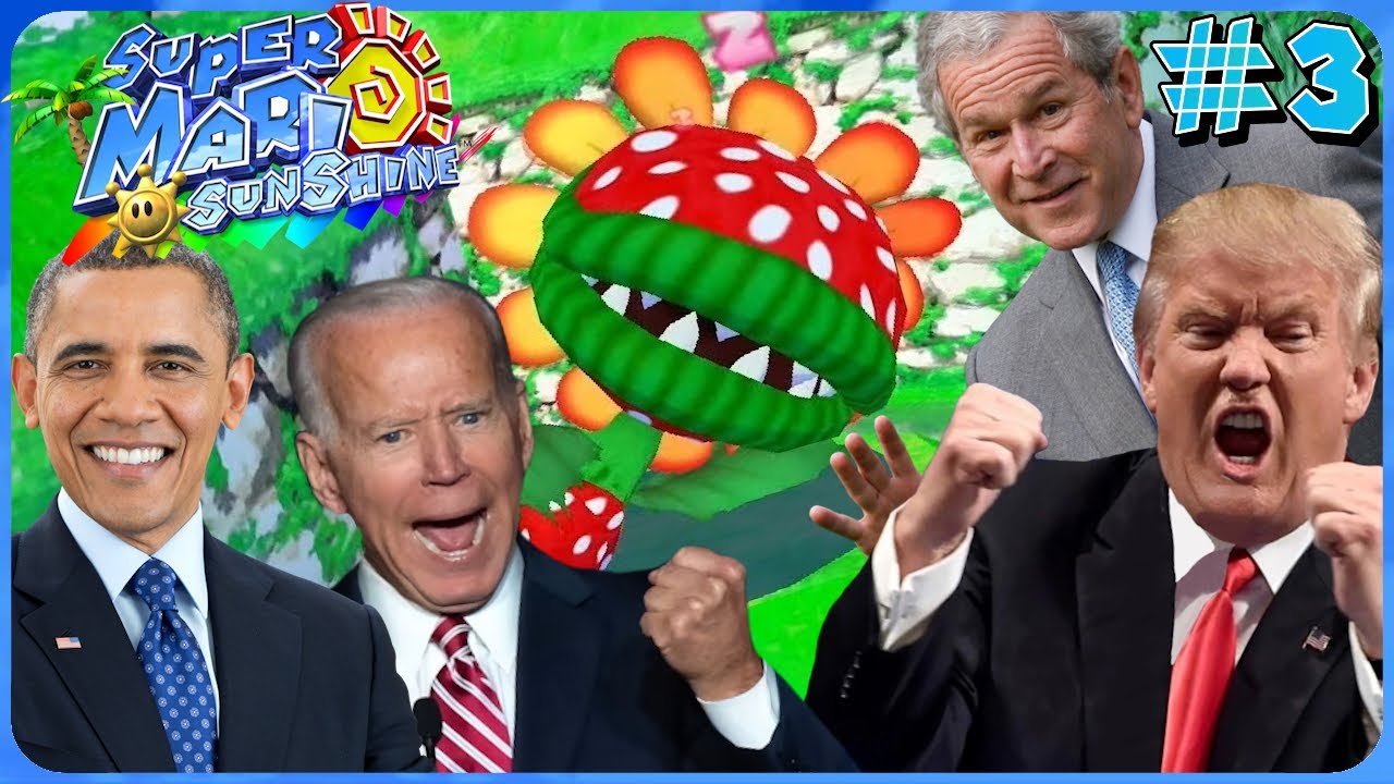 Presidents Play Super Mario Sunshine [Episode 3] - YouTube