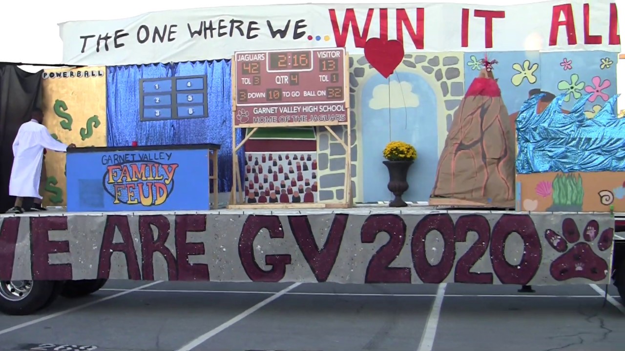Garnet Valley Senior Homecoming Float 2019 - YouTube
