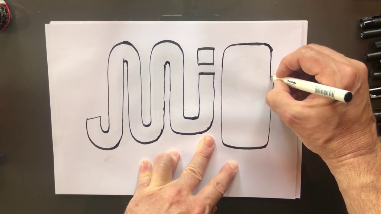 01 LETTERING NAME PARTE1 - YouTube