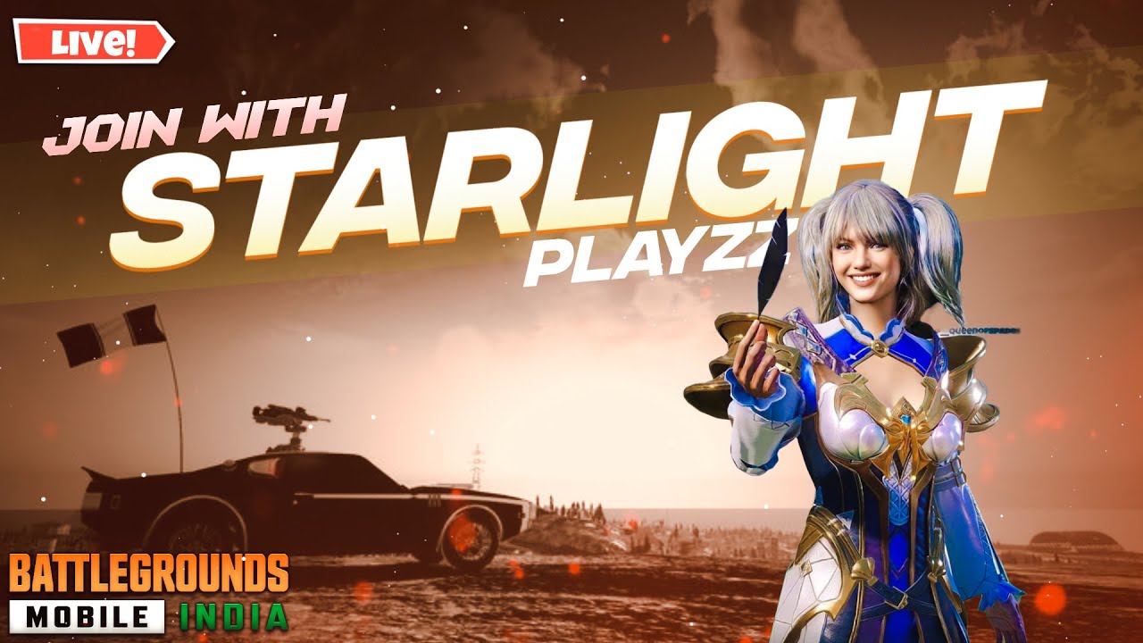 🛑BGMI LIVE💗 WITH STARLIGHT ️|| Starlight Playzz #bgmi - YouTube
