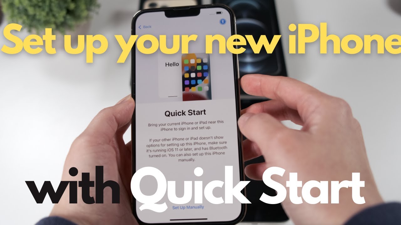 Set up your new iPhone 13 by transferring from your old iPhone! - YouTube