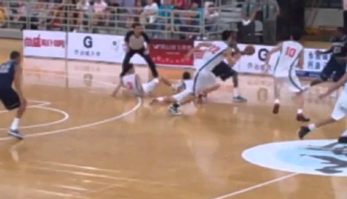 Georgetown Hoyas vs Chinese Bayi Rockets brawl who started what - YouTube