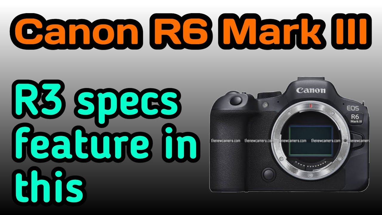 The Canon R6 Mark III: Finally, The Upgrade We’ve All Been Waiting For ...