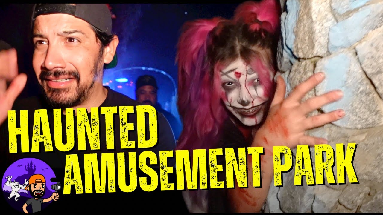 The Haunted Amusement Park 2023 | San Diego, CA | REAL Haunted Houses, Scare Trail! - YouTube