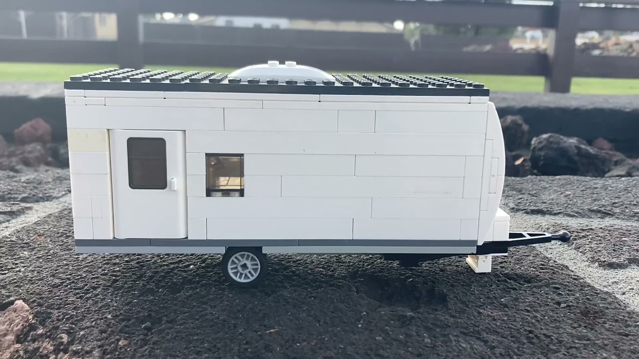 Lego Keystone Bullet 1850RB Travel Trailer Moc - YouTube