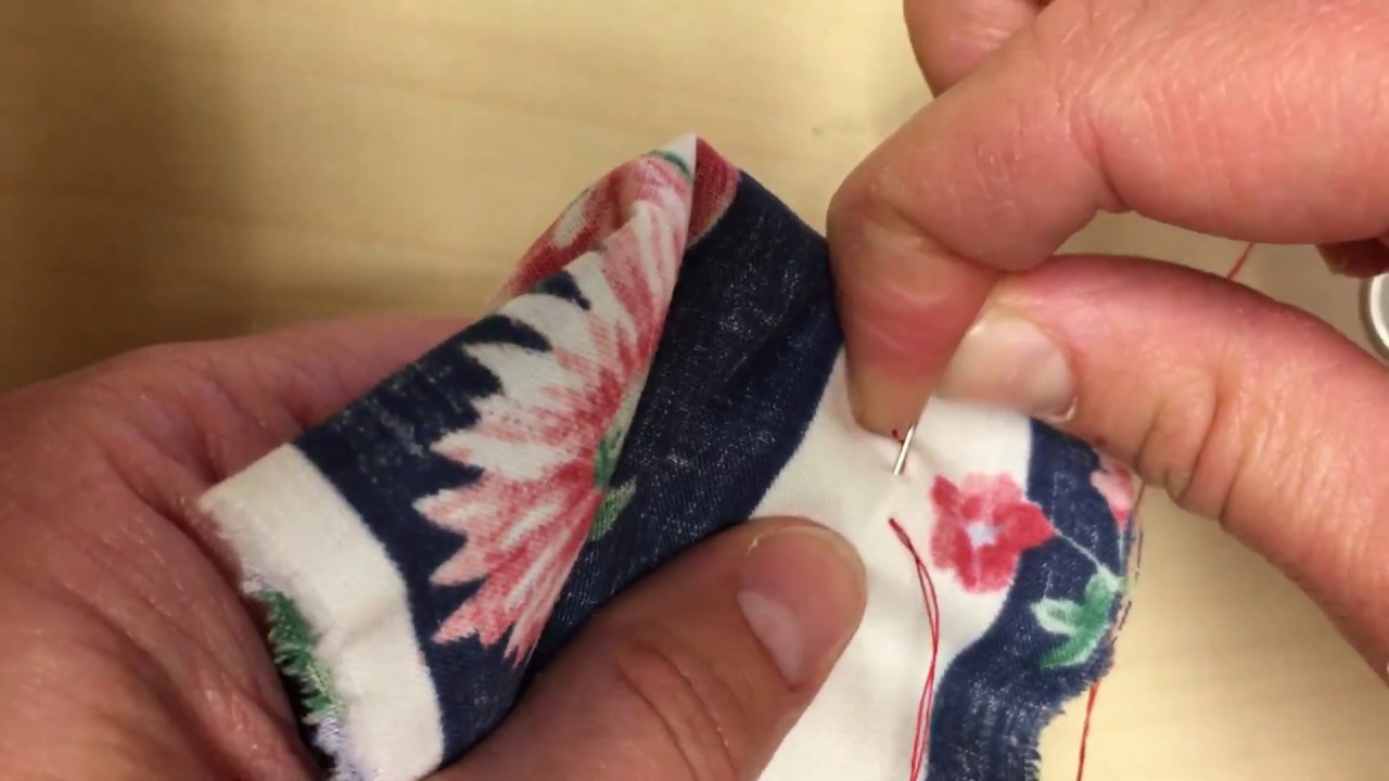 Sy för hand: Efterstygn - YouTube