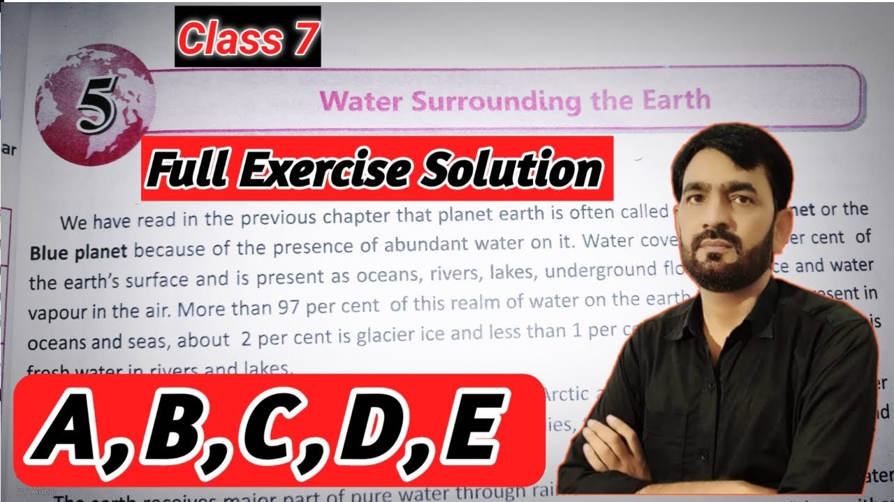 Dav Class 7 Sst Chapter 5 Water Surrounding The Earth Full Exercise ...