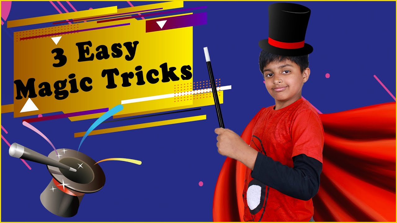 3 Easy Magic Tricks Kids Can Do - सबसे आसान जादू सीखे 5 Min में ...