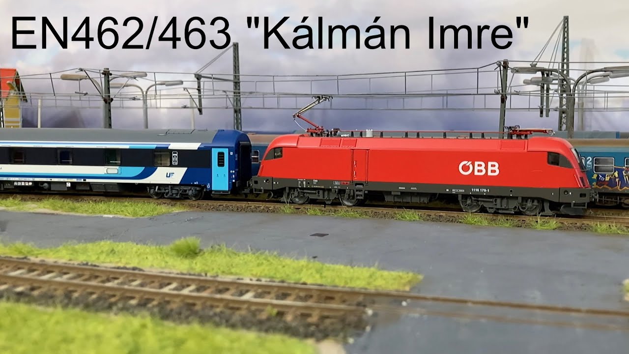 Vonatbemutató: EN462/463 "Kálmán Imre" EuroNight - YouTube