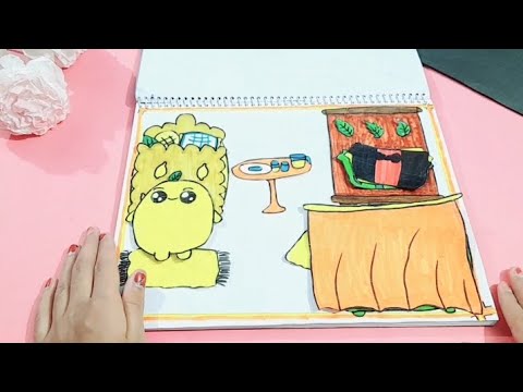 Make Cute Paper Lemon 🍋 House 🏠👌/ Lemon Quiet Book/ DIY Paper Craft ...