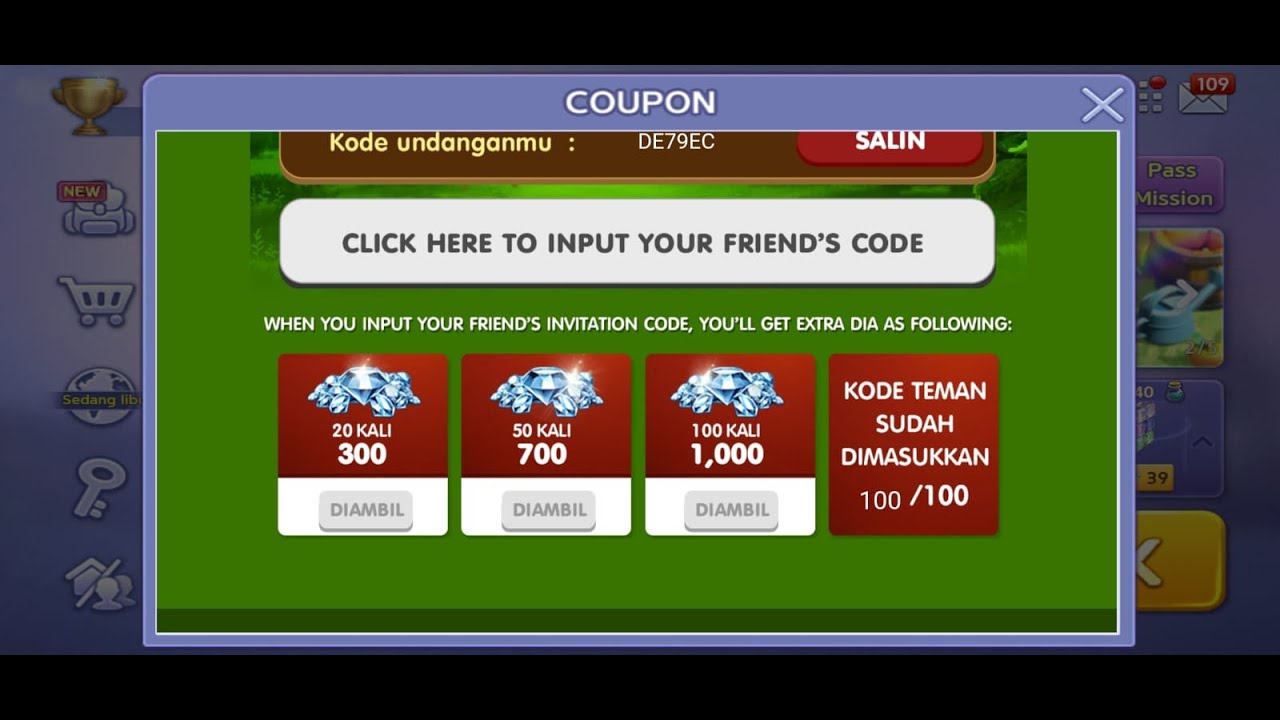 CARA GB INVITE CODE LINE GET RICH - YouTube