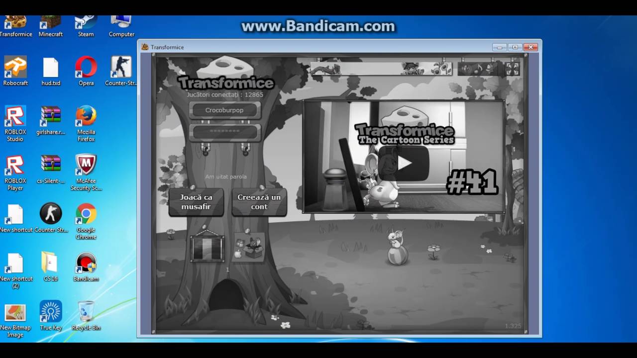 Conturi de transformice - YouTube