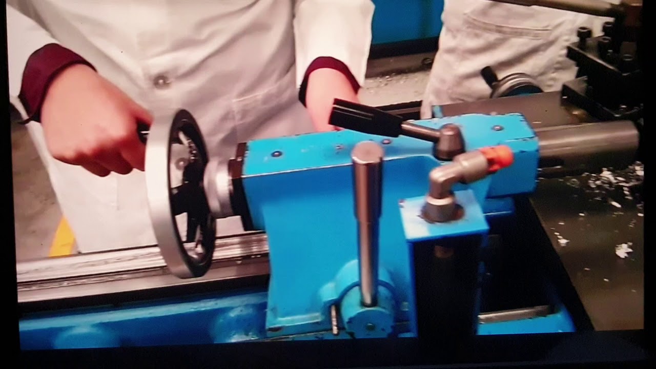 Proceso de Refrentado en Torno Mary - YouTube