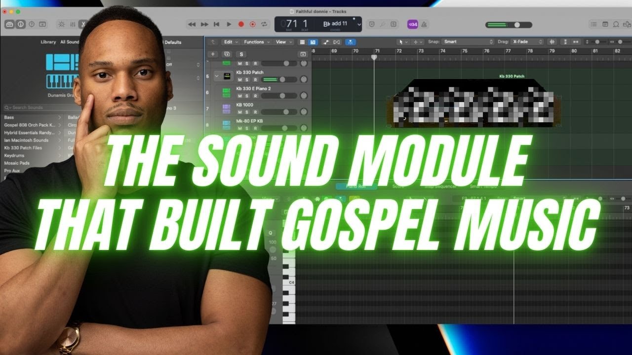 The LEGENDARY sound module that built GOSPEL music - YouTube
