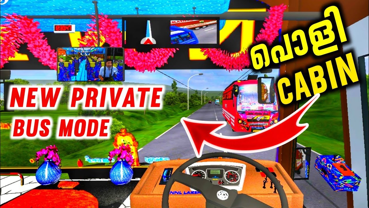 NEW PRIVATE BUS MODE FOR BUS SIMULATOR INDONESIA - YouTube