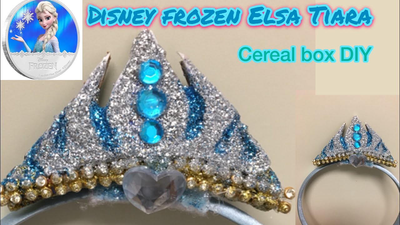 DIY ELSA Crown using Cardboard | Disney Frozen Birthday ideas👸princess ...