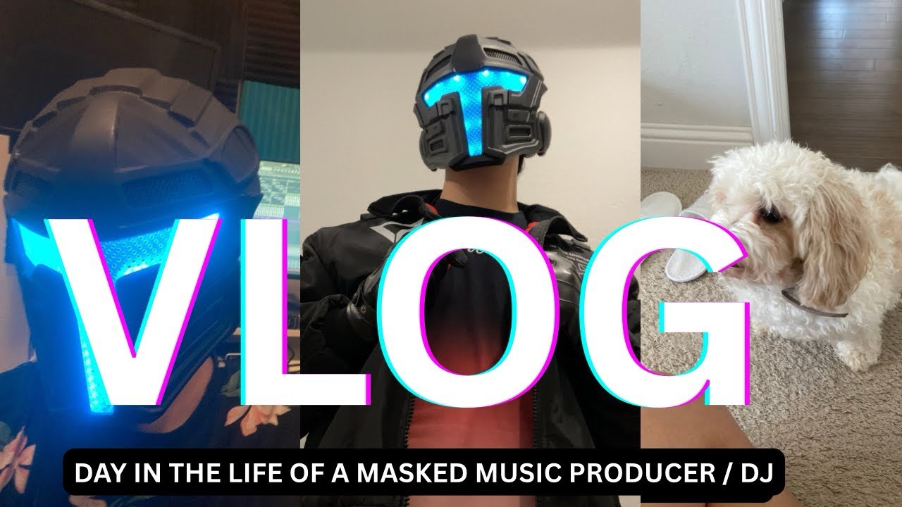 Day in a Life of a Masked Producer / DJ VLOG - YouTube