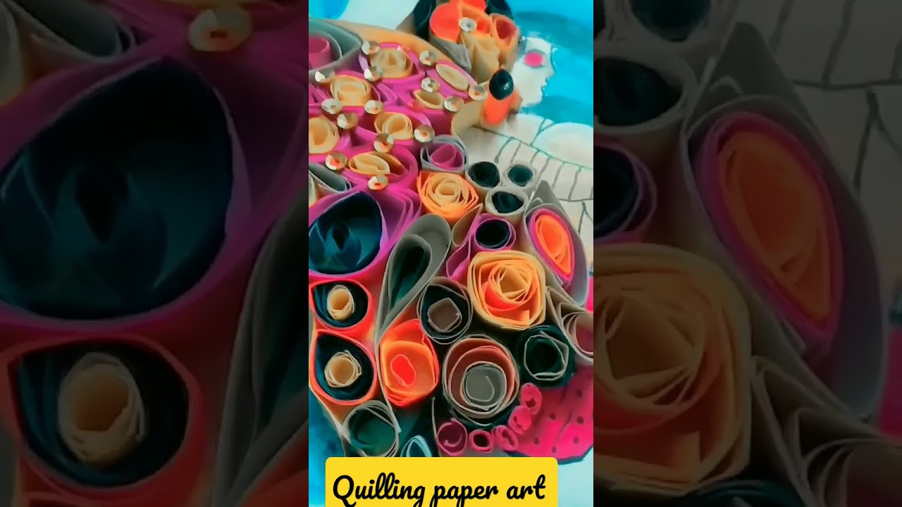 Quilling paper art...... - YouTube