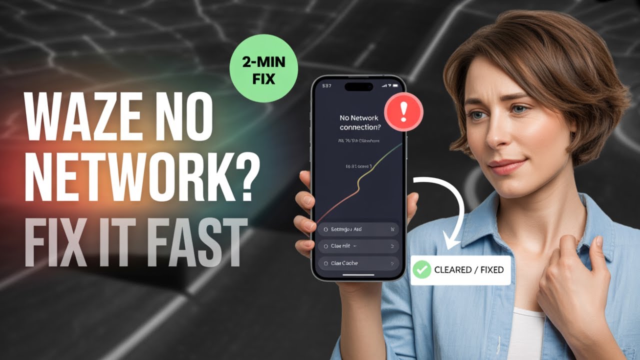 How to Fix the No Network Connection Issue on Waze - YouTube