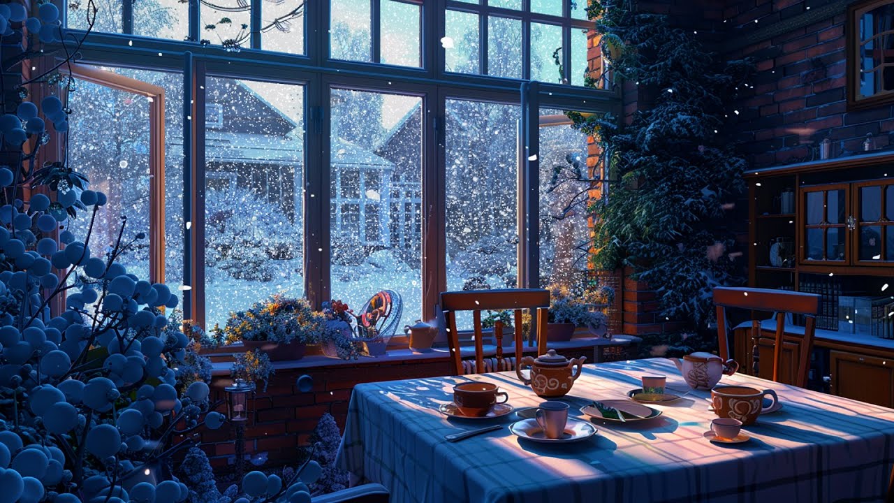 Relax With The Sound Of Snow | Winter Howling Wind Heal Your Mood And ...