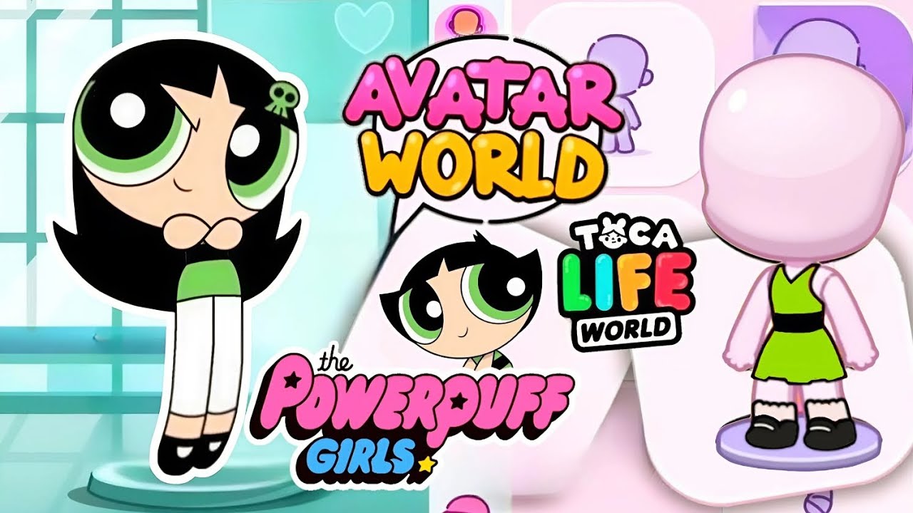 HOW TO MAKE POWERPUFF GIRLS IN AVATAR WORLD CHARACTERS | AVATAR WORLD ...