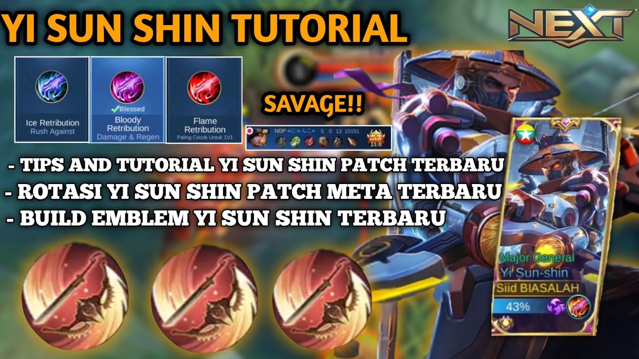 TUTORIAL PASIF YI SUN SIN 2021 PATCH TERBARU ROTASI, BUILD, TIPS AND ...