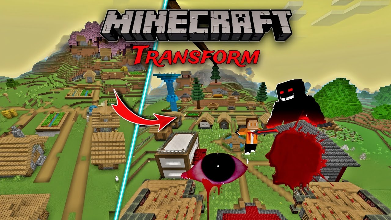 THE MINECRAFT REVOLUTION 😱 | Transform Village An Made's Beutiful Place ...