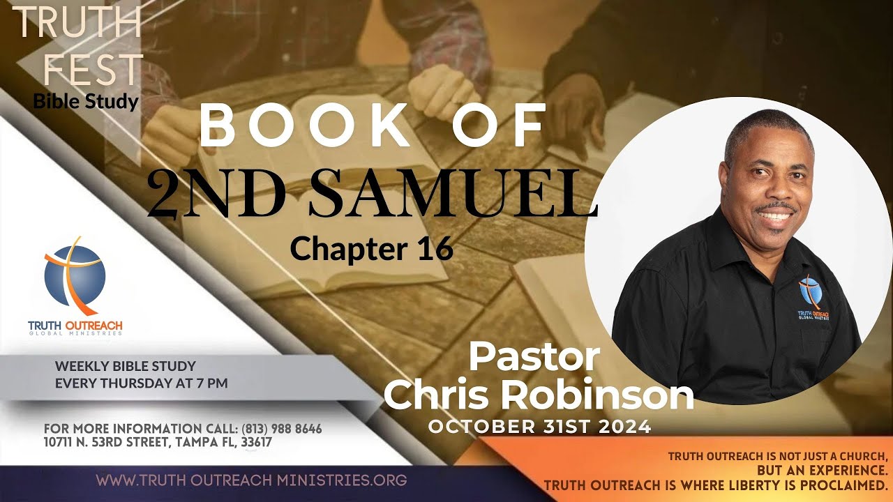 TruthFest Bible Study | Book of 2nd Samuel | Pastor Christopher ...