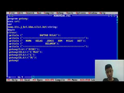 cara menggunakan gotoxy - YouTube