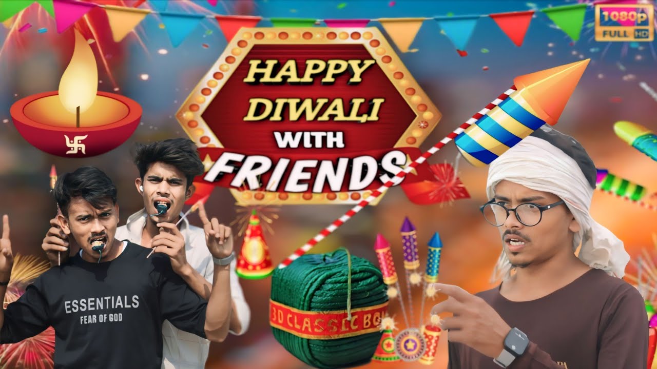 Happy Diwali With Frinds Diwali Comedy Video| The SacHin RoBRi | Nitin ...