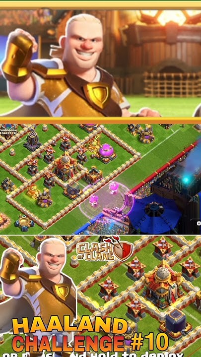 3 Star Trophy Math - Haaland Challenge #10 / Clash of clans/ #Short ...