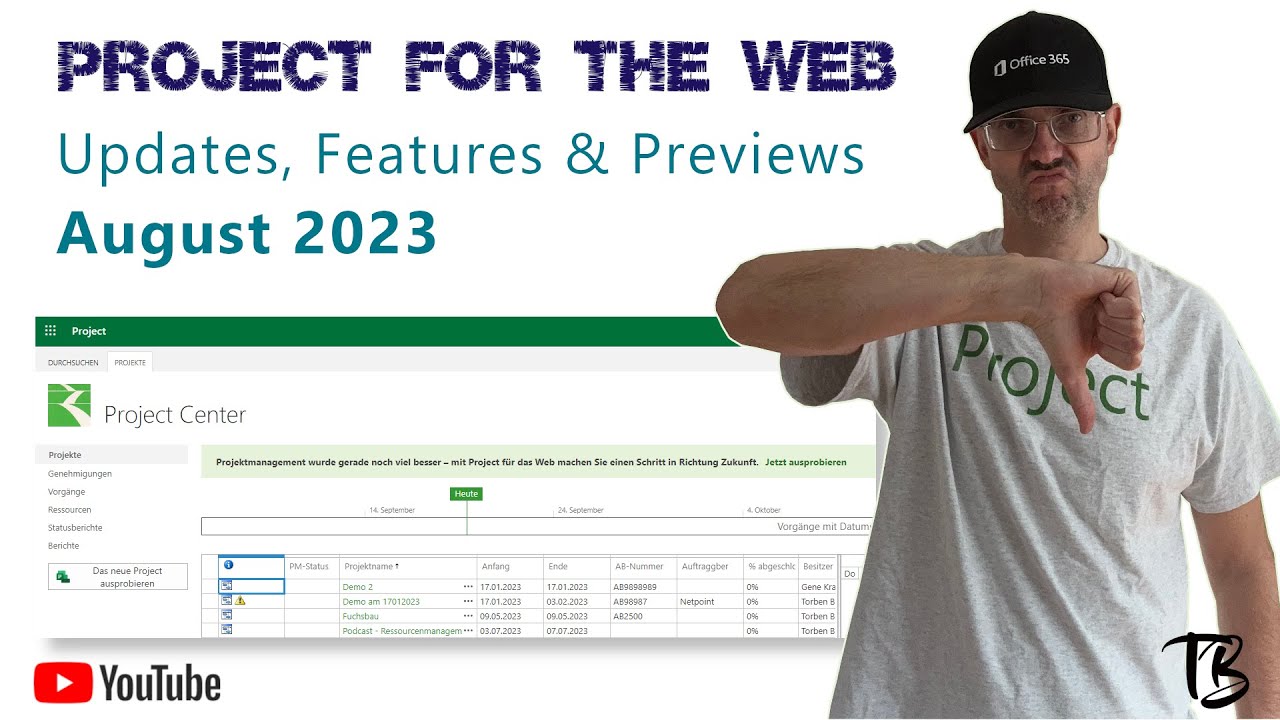 Project for the Web – New Features & Preview im August 2023 - YouTube