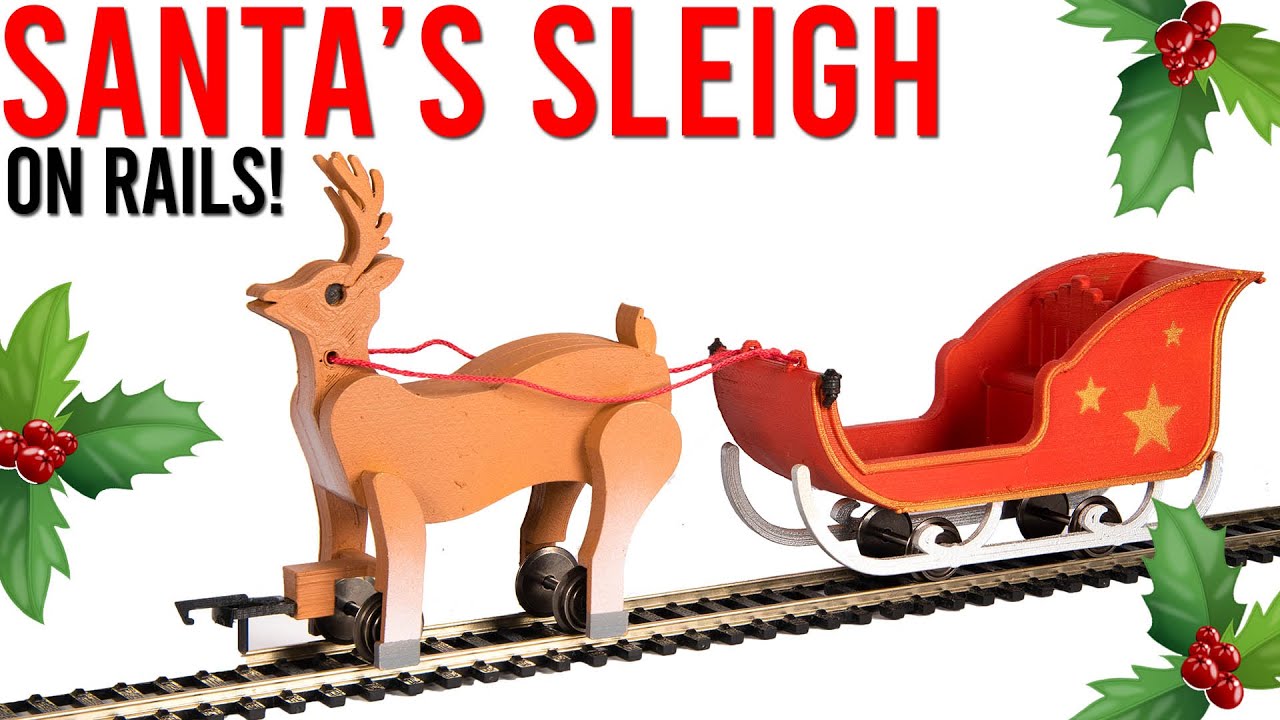 Building Santa's Sleigh On Rails | You'd Better Watch Out! - YouTube