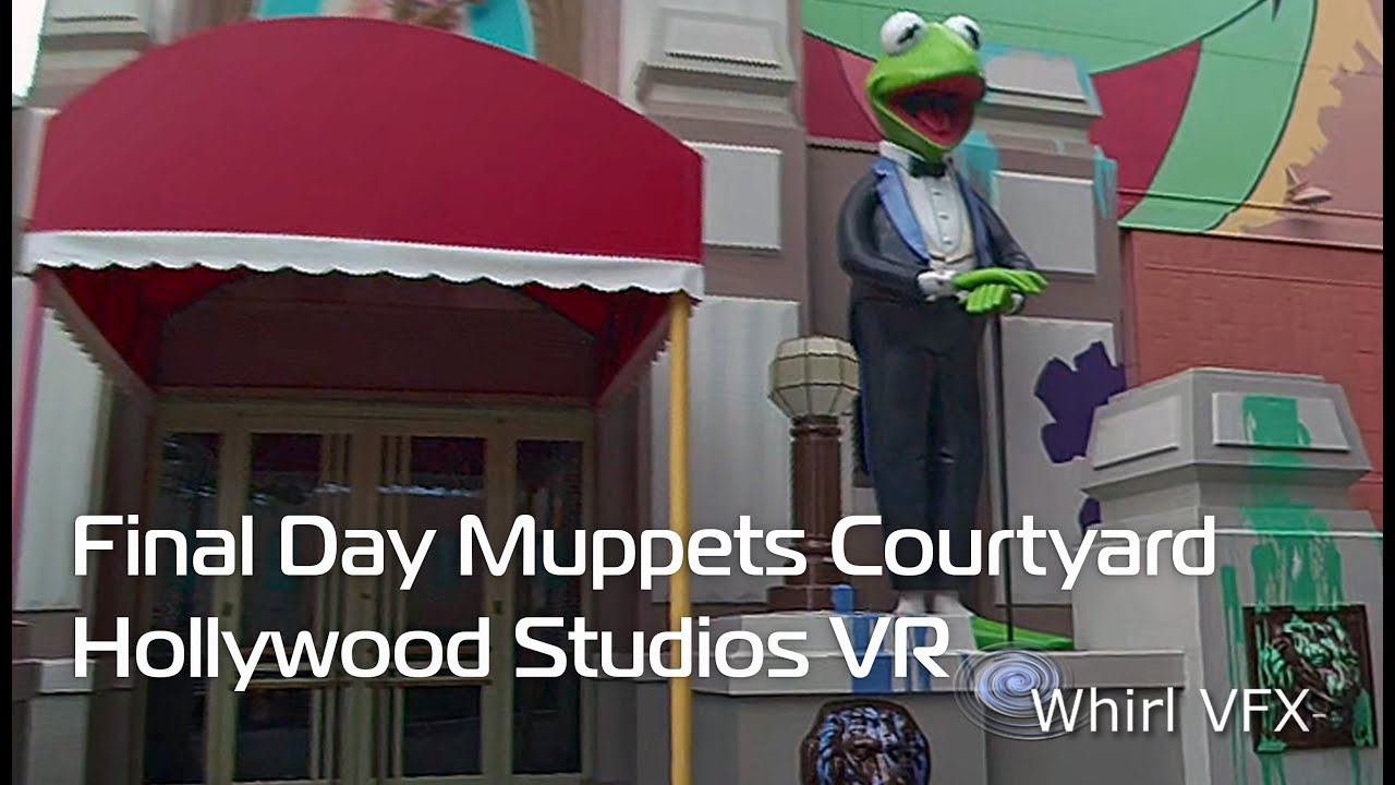 Last Day of Muppets Courtyard Area | 180VR Walkthrough | Disney’s ...