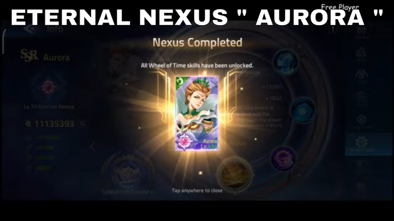 ETERNAL NEXUS " AURORA " Mobile Legends: Adventure - YouTube
