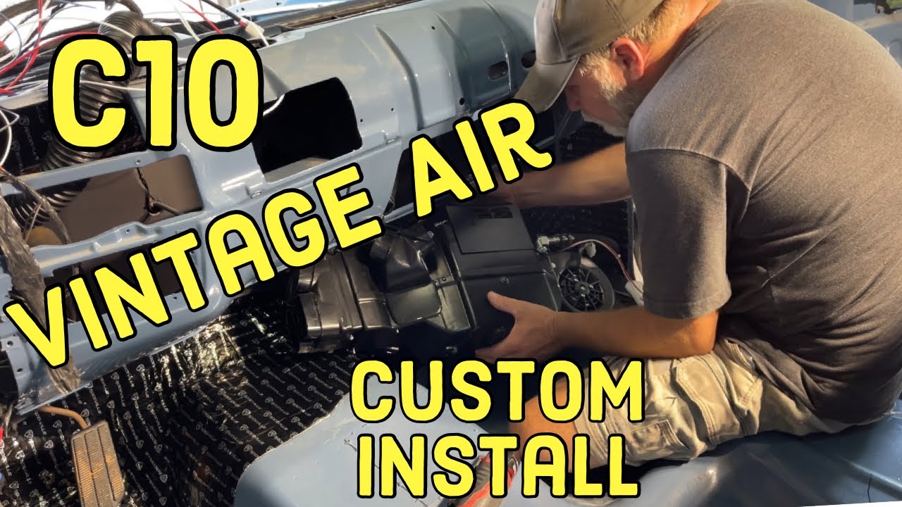 C10 Project: Vintage Air Custom Evaporator Installation - YouTube