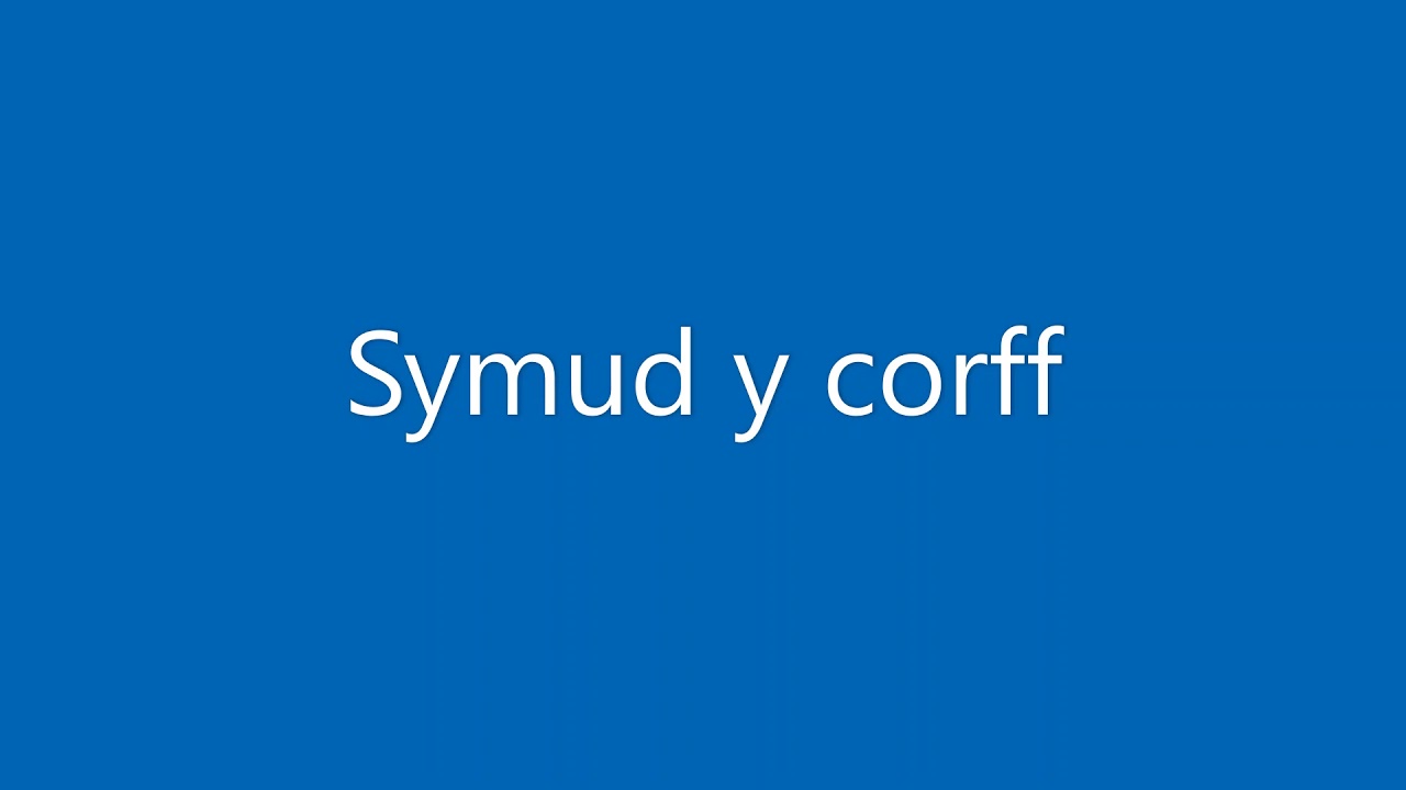 Symud y corff - YouTube