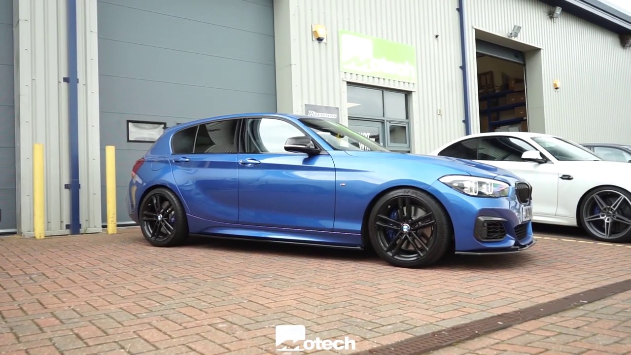 BMW M140 , The carbon one ! With very LOUD Motech Intake - YouTube