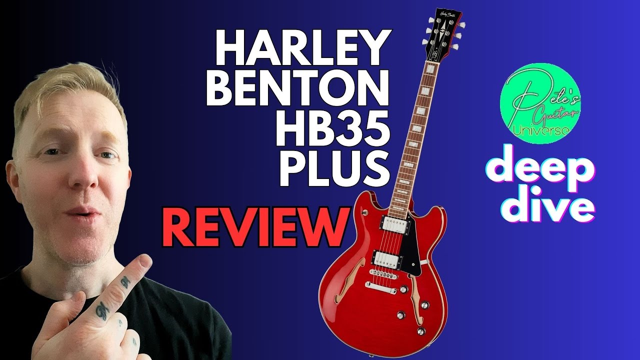 Harley Benton HB35 Plus Guitar Demo | all playing | no talk - YouTube